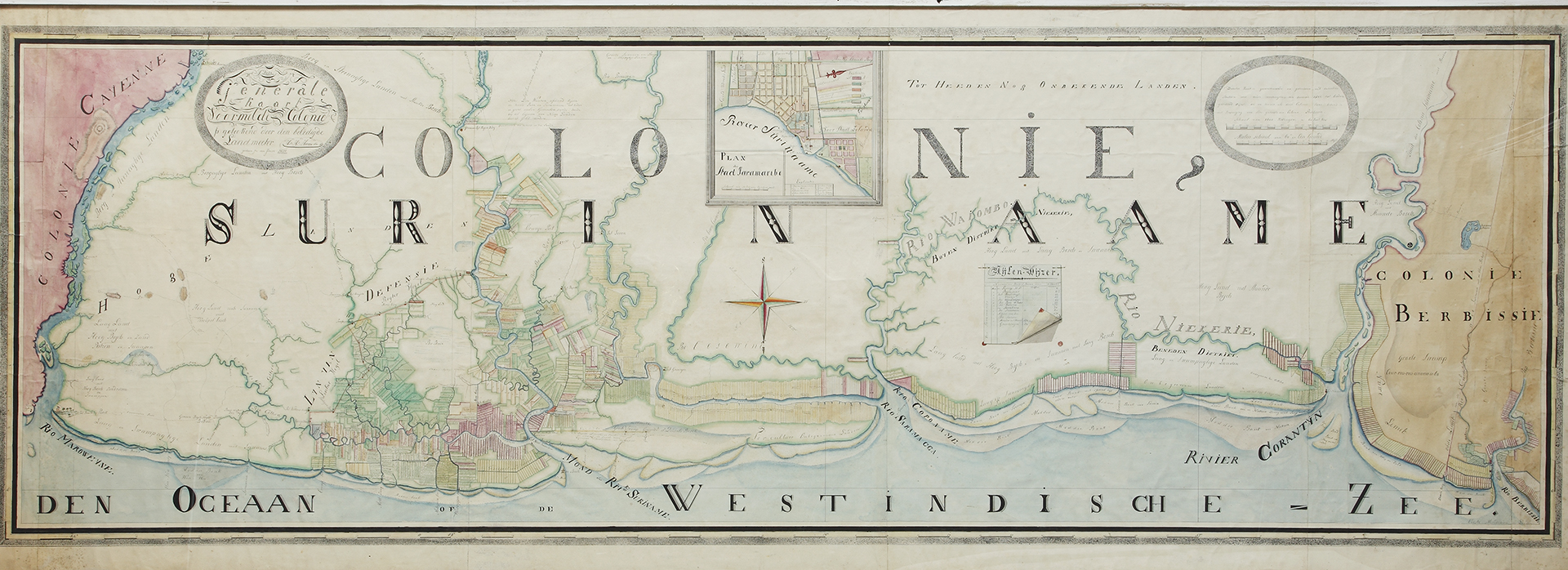Leiden University Libraries acquires a rare map of Suriname - Leiden ...